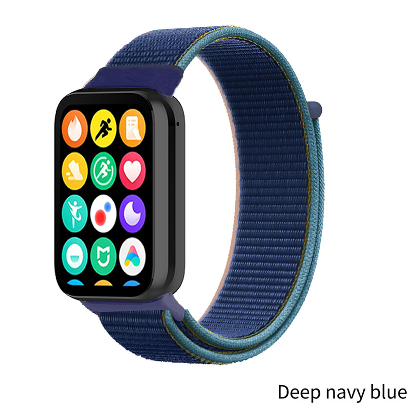 Nylon Wristband Watch Band Strap Loop Breathable For Xiaomi Mi Band 8/8 ...
