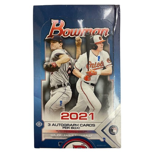2021 Bowman Baseball Hobby Jumbo HTA Factory Sealed Eight (8) Box Case ...