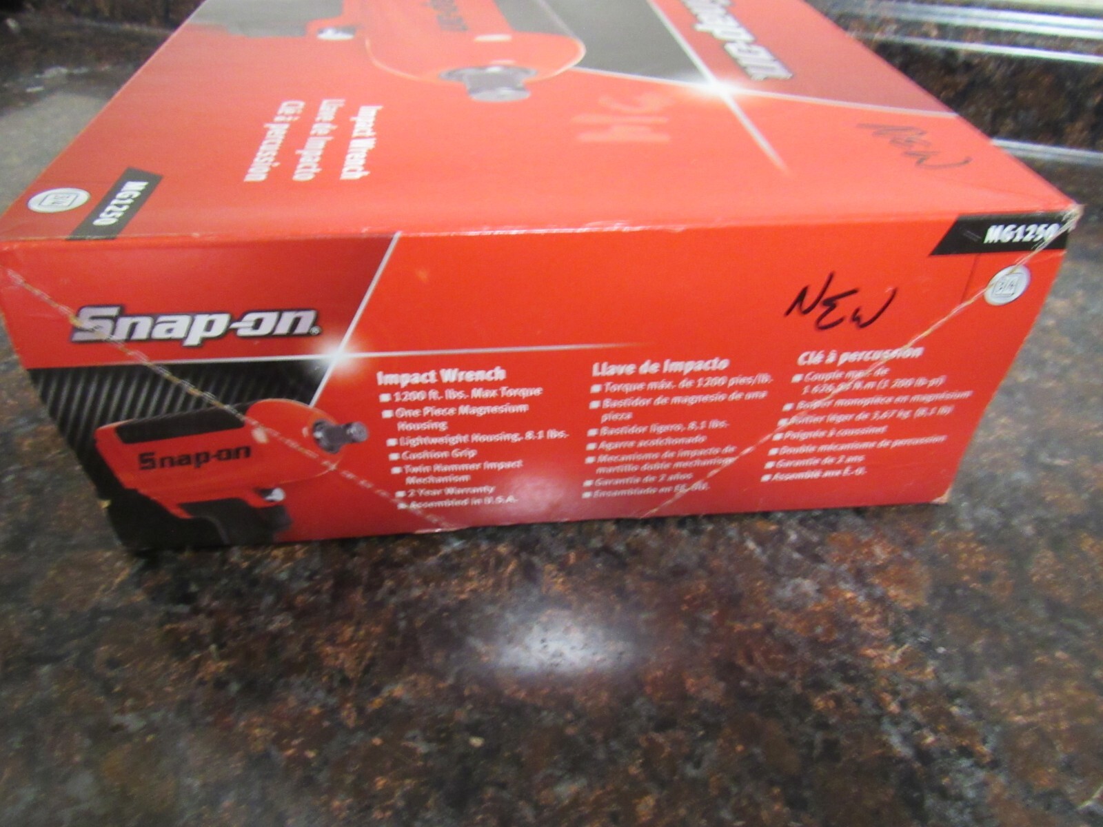 Snap-on 3/4" Drive Heavy Duty Air Impact Wrench MG1250 for sale online ...