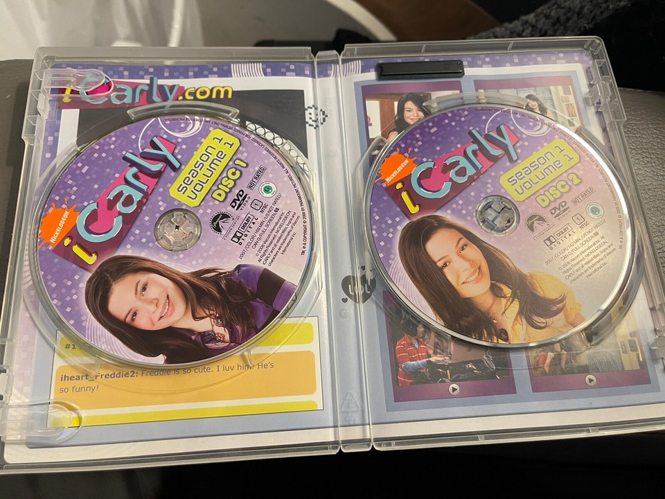 iCarly season 1 volume 1 dvd SIGNED Miranda Cosgrove | eBay