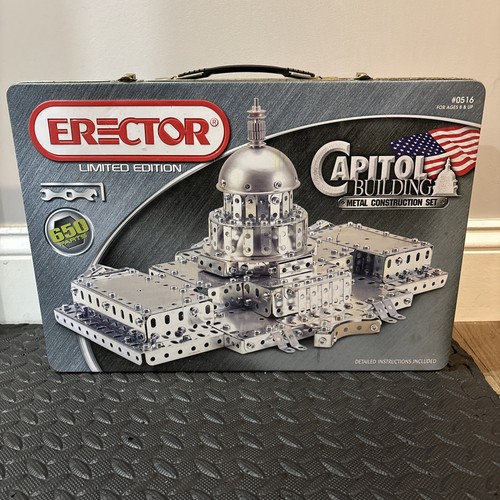 Erector Meccano Limited Edition Metal Construction Set Capitol Building ...
