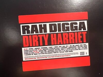 Rah Digga DIRTY HARRIET 2xLP 2000 ELEKTRA ED6203 PROMO UNPLAYED | eBay