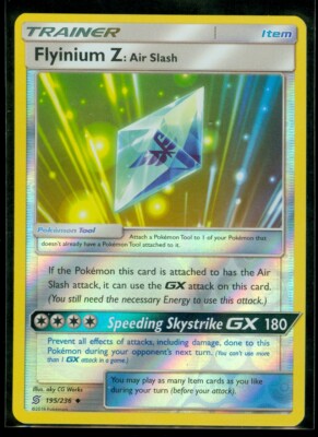 Pokemon FLYINIUM Z 195/236 Unified Minds - Rev Holo - MINT | eBay