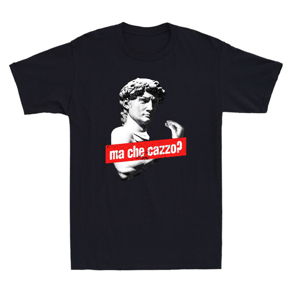 Ma Che Cazzo? Funny David Statue With Italian Hand Gesture Vintage Men ...