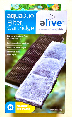 Elive Aqua Duo Filter Cartridge 6 Pack Size Medium | eBay