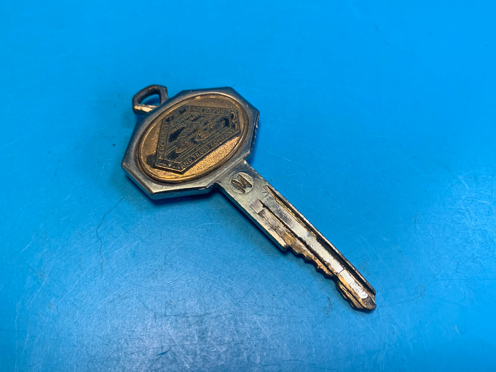 Old Vtg Mercantile Bank Safe Deposit & Trust Company Safety Deposit Box ...