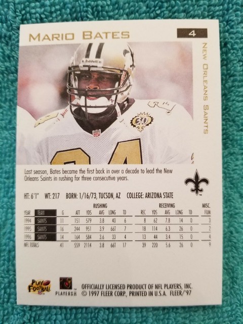 1997 Fleer - #4 Mario Bates for sale online | eBay