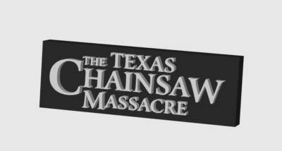 Texas Chainsaw Massacre Logo Texas Chainsaw Massacre Medaille Logo