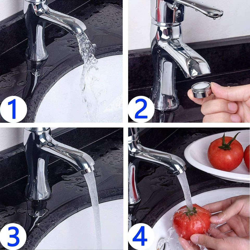 5x Faucet Tap Nozzle Aerator 24mm Replacement Water Saving Spout ...