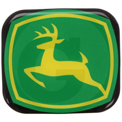 Emblem Schild Aufkleber Schriftzug 90x70mm für John Deere | eBay