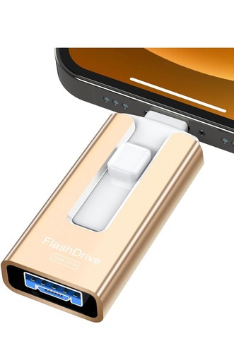 4 in 1 Multi-Function USB Memory Stick Flash Drive Storage 256GB iPhone ...