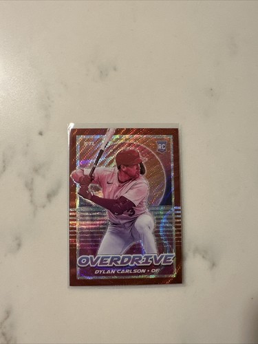 Dylan Carlson 2021 Panini Chronicles Overdrive #21 Ruby Wave Rookie RC ...