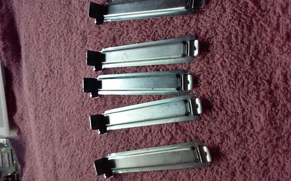 5 pcs Computer Case Rear Slot Bracket Blank Filler Cover Plate | eBay