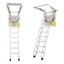 Attic Ceiling Ladder 10.5ft Ceiling Mounted Folding Loft Stairs ...