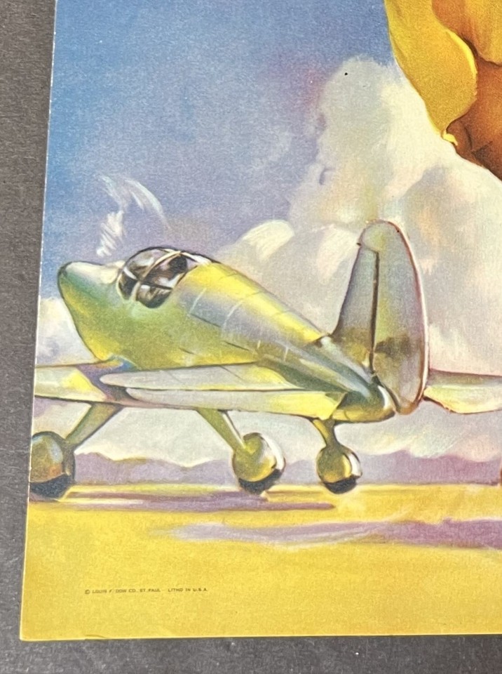 Gil Elvgren Art Print "Tail Wind" Glamorous Model in Yellow Dress and ...