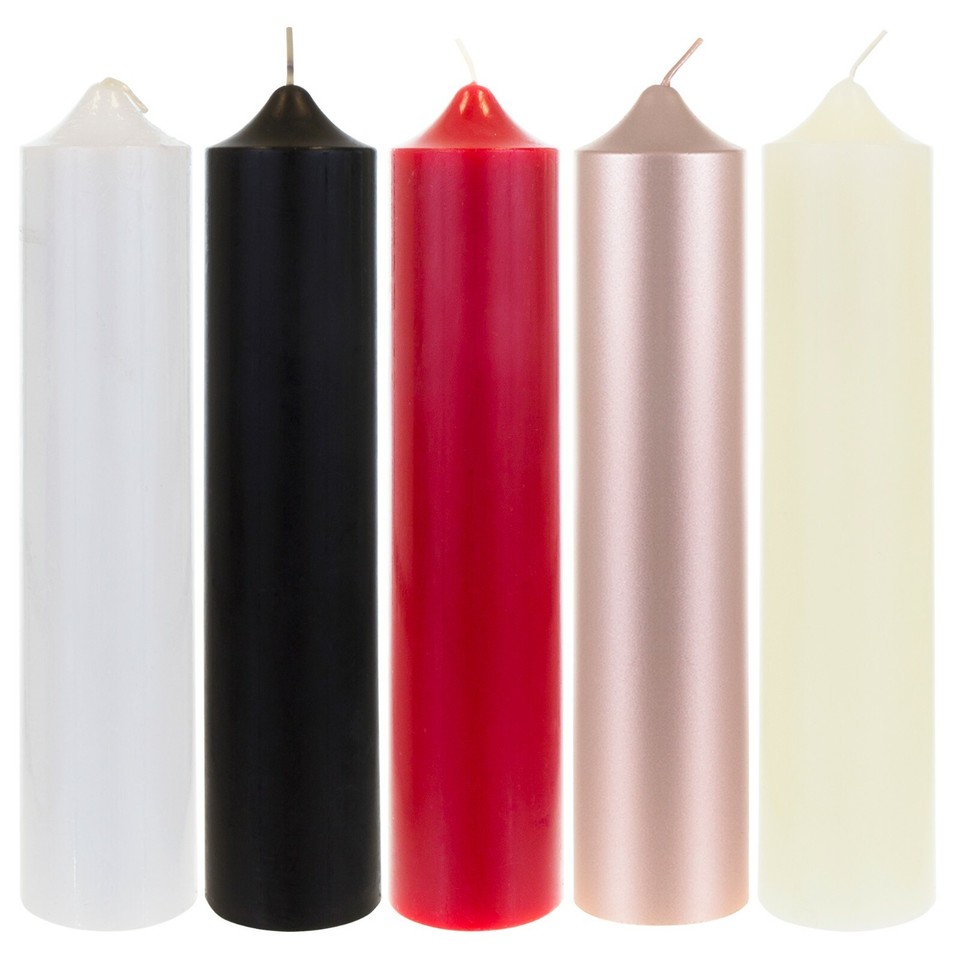 Mega Candles - Unscented 2"x 9" RND Dome Top Premium Pillar Candle ...