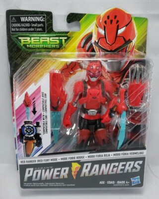 Power Rangers Beast Morphers Red Ranger (Fury Mode) Includes Morph-x ...