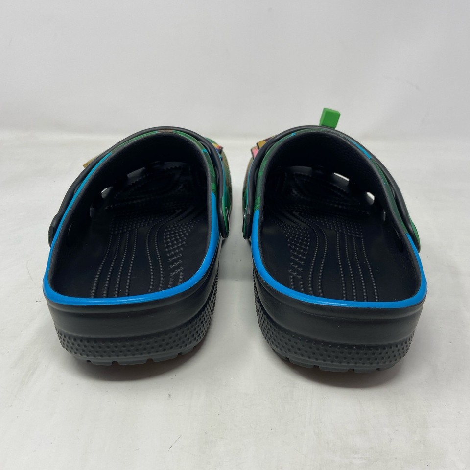 Crocs Minecraft Classic Clog Dark Forest Green/Multi - Men’s 6 / Women ...