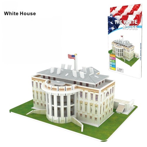 Word Famous Building 3D Jigsaw Puzzle The White House DIY Model Set 35 ...