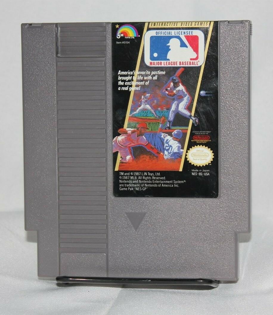 MLB Major League Baseball Nintendo NES LJN 1 of 3 23582051543| eBay