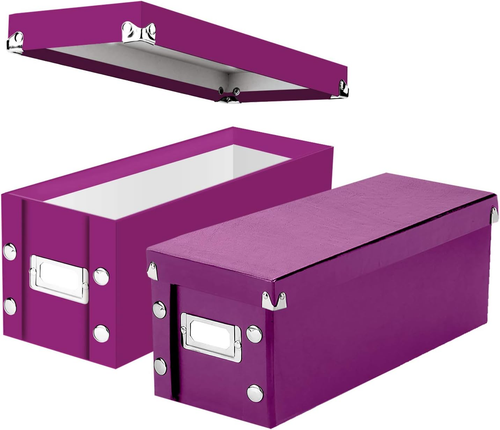 Snap-N-Store CD Storage Box - Pack of 1/2 - Durable Disc Holder with ...