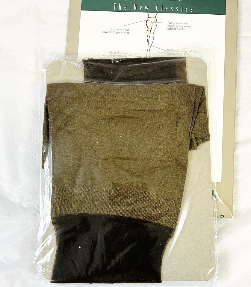 Evan Picone Control Top Nylon Pantyhose Sz 3 Color Espresso | eBay