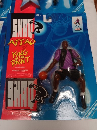 NBA SHAQ ATTACK Action Figure Lot Of 4 Magic,LSU,All-Star,and King of ...
