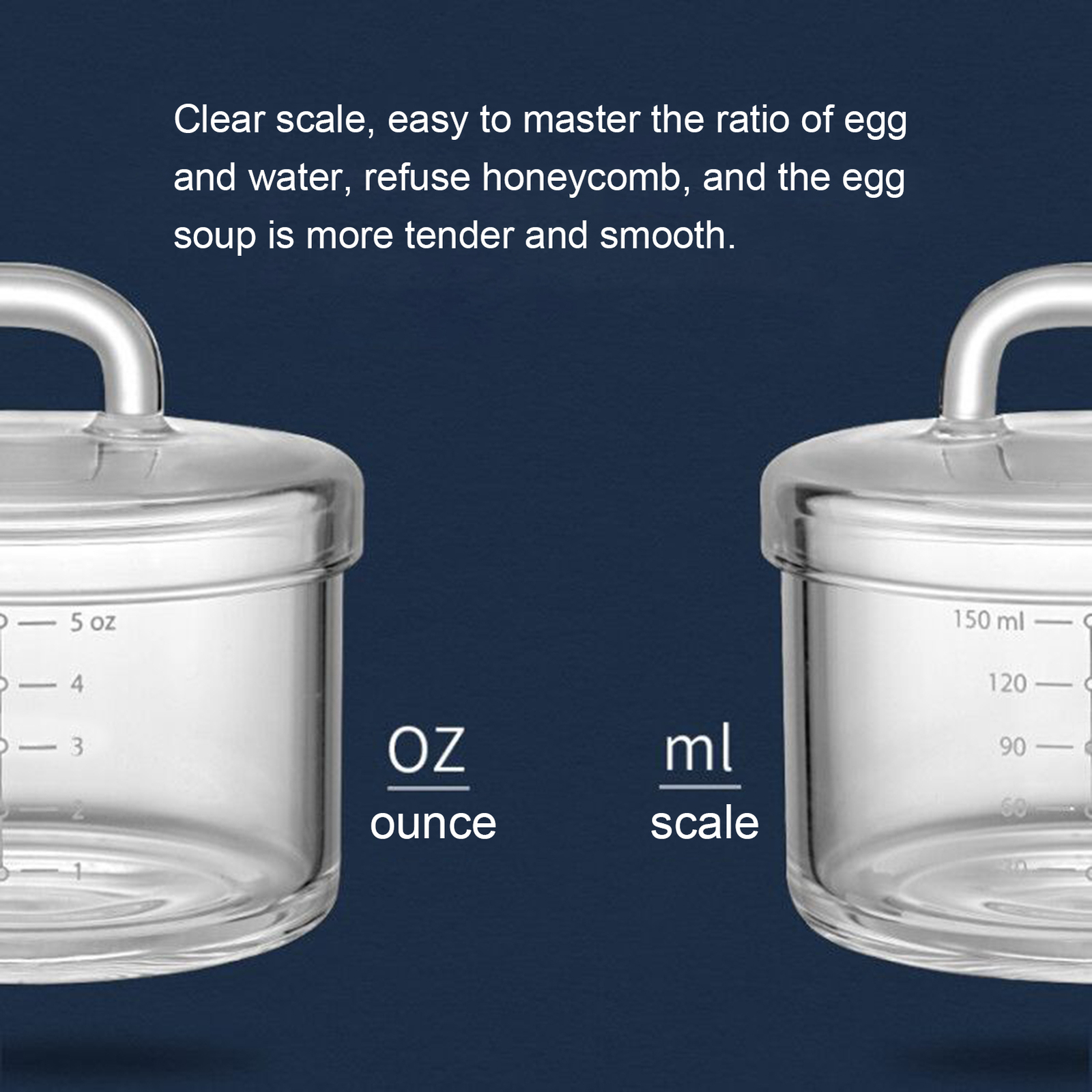 150ml Mixing Bowl Wear-resistant Microwaveable Household Clear Egg ...