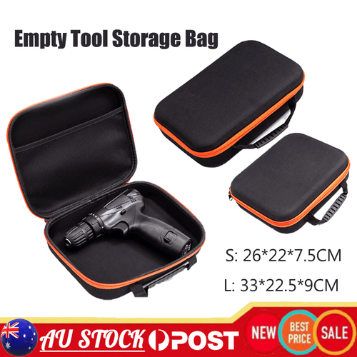 Empty Tools Bag Multifunctional Shock-proof Storage Box Zipper ...