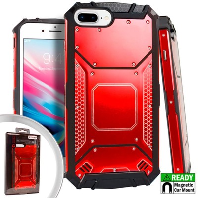 GSA Screw Metal Jacket Hybrid Case for iPhone 8 Plus/7 Plus/6 Plus ...