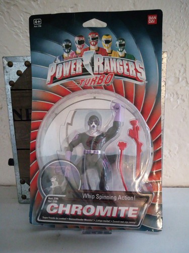 RARE POWER RANGERS TURBO EVIL SPACE ALIENS - CHROMITE - BANDAI 1998 ...