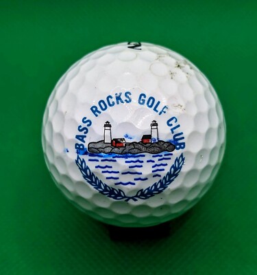 Bass Rocks Golf Club logo golf ball (Gloucester, Massachusetts) | eBay