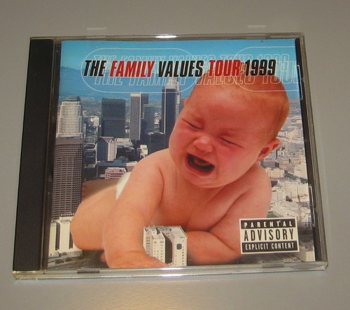 The Family Values Tour 1999 CD Limp Bizkit Primus Korn Staind Crystal ...