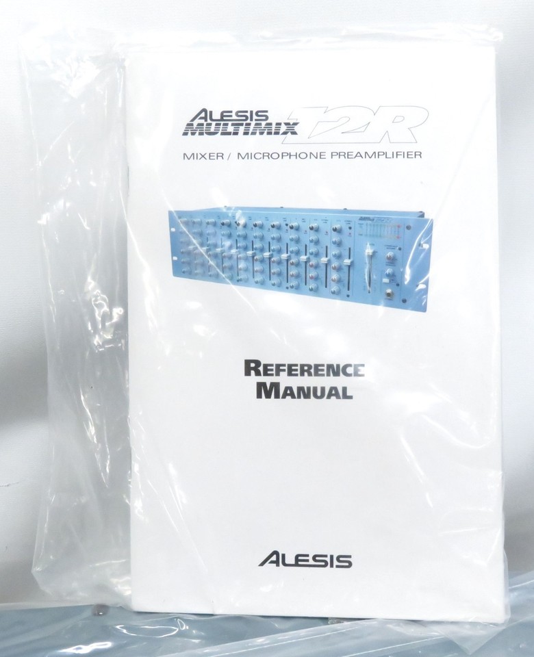 Alesis Multimix 12R 12-Channel Mixer * 3U Rack Mount * New Open Box | eBay