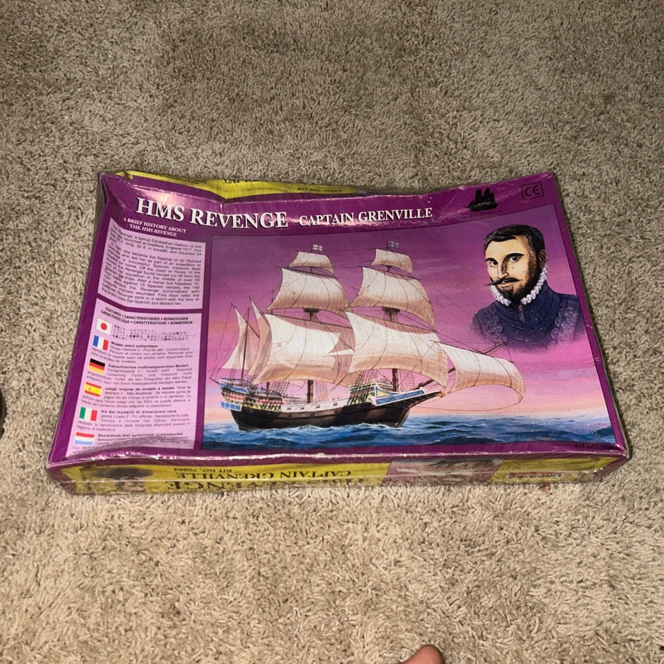 HMS Revenge Model Kit by Lindberg Captain Grenville 70864 | eBay