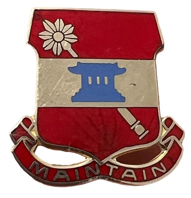 US Army 703rd Support Battalion QM S&T crest DUI badge | eBay