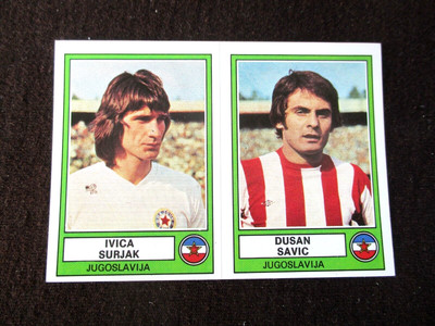 SURJAK SAVIC image sticker N° 164 EURO FOOTBALL 78 PANINI 1978 ...