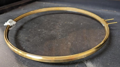 Bezel Convex Glass Clock Hinged Brass Bezel & Convex Glass Only ...