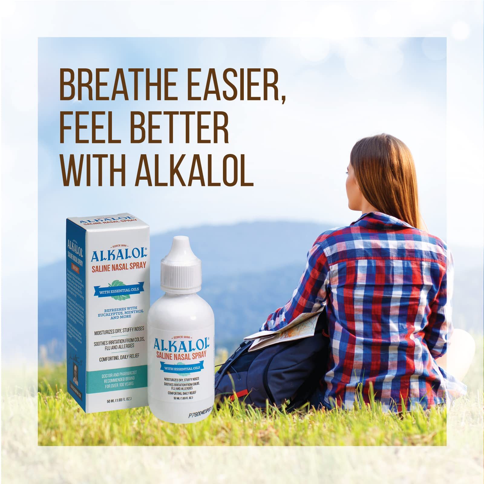 Alkalol Solution Saline Nasal Spray, 1.69 Ounce | eBay