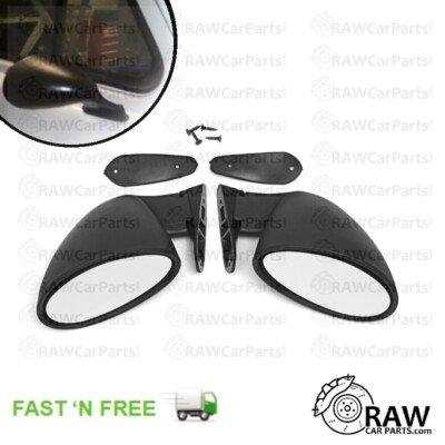 Universal Door Mounted Side View Car Wing Mirrors | JDM RX7 Fender ...