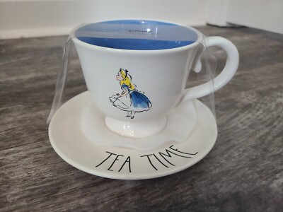 Disney Alice in Wonderland TEA TIME Tea Cup and Saucer Set - Rae Dunn ...