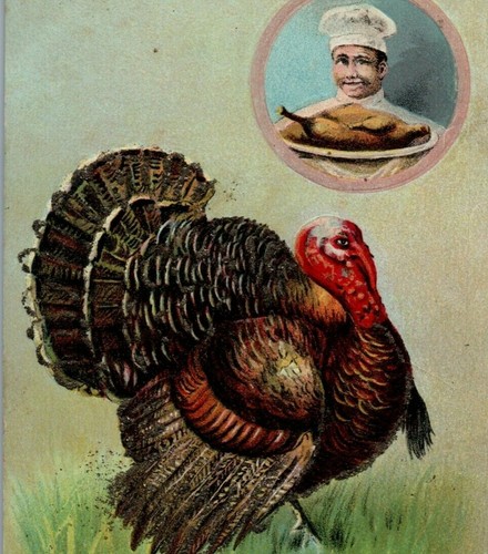 Greetings Of The Season Turkey Dinner Penny Postcard Embossed ...