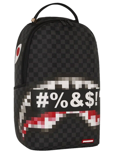 Sprayground Black Shark In Paris Backpack Monogram Books Bag School ...