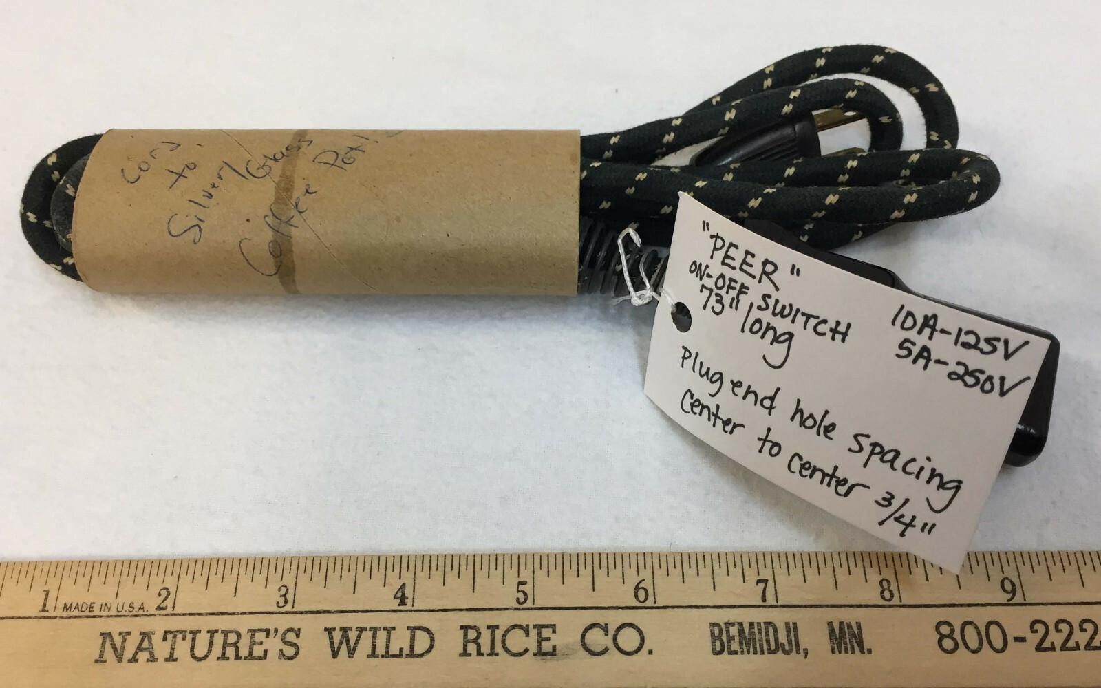 Appliance Cord Power Coffee Griddle GE Leviton Peer Bryant Vintage ...