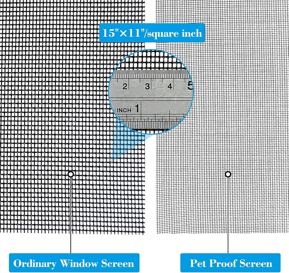 Pet Screen, 36’’ x 100’’ Thicken Proof Window Screen 36'' × 100 ...