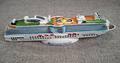 Princess Cruise Line Enchanted Princess Resin Souvenir 7" Ship Model ...