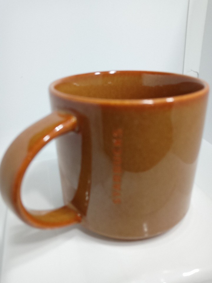 STARBUCKS COFFEE MUG. STARBUCKS MUG. STARBUCKS ORANGE Deco Mug. B308 | eBay