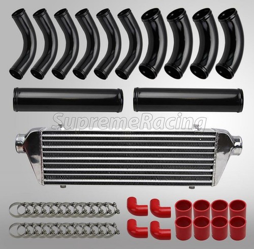RDT UNIVERSAL INTERCOOLER PIPING KIT w/2.5" PIPES & COUPLERS CHROME ...