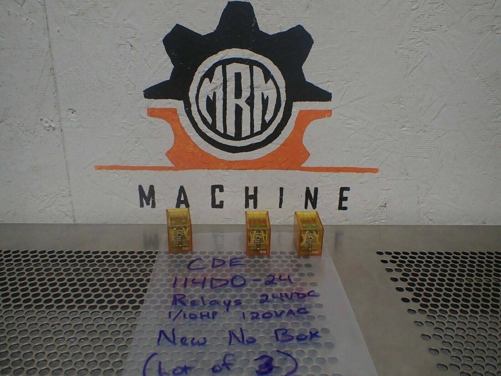 CDE 114D0-24 Relays 24VDC 1/10HP 120VAC New No Box (Lot of 3) | eBay