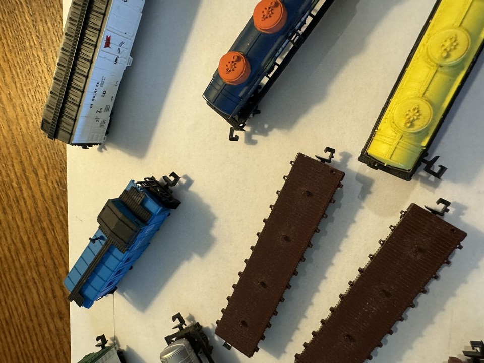 N Gauge Trains Lot of 10 Assorted Cars vintage | eBay